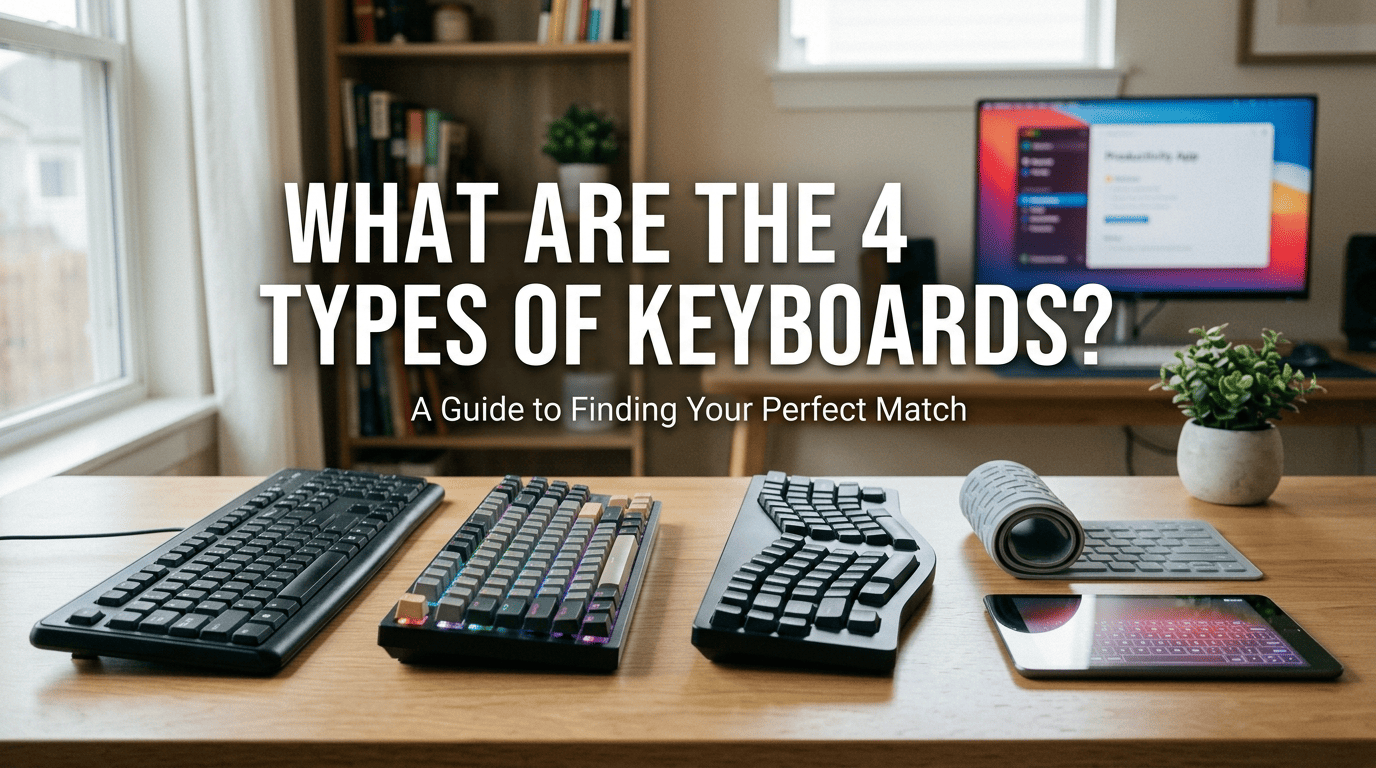 What are the 4 Types of Keyboards? (A Guide to Finding Your Perfect Ma