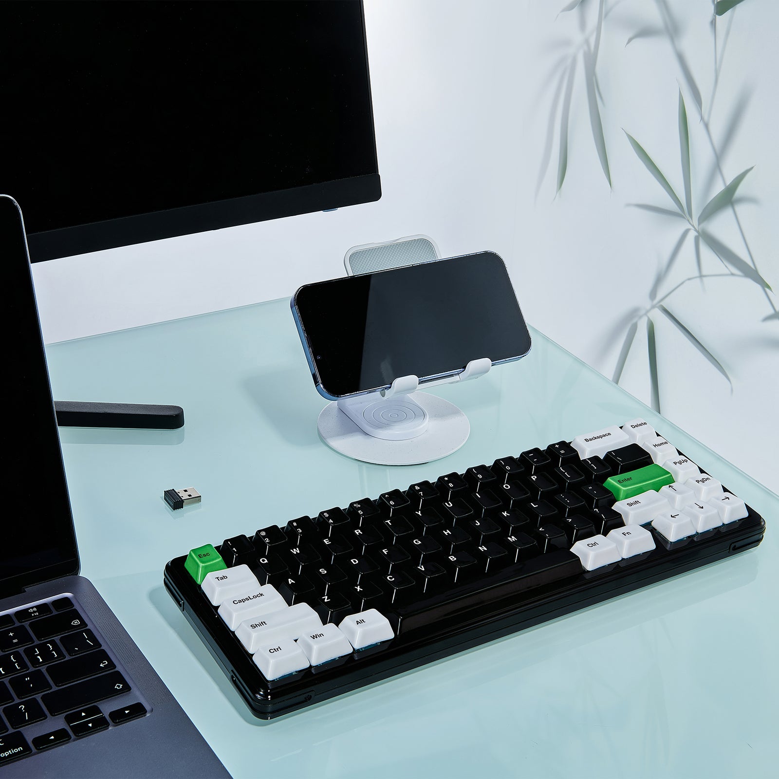 Nada 65 Panda | Panda-Themed Ceramic Mechanical Keyboard