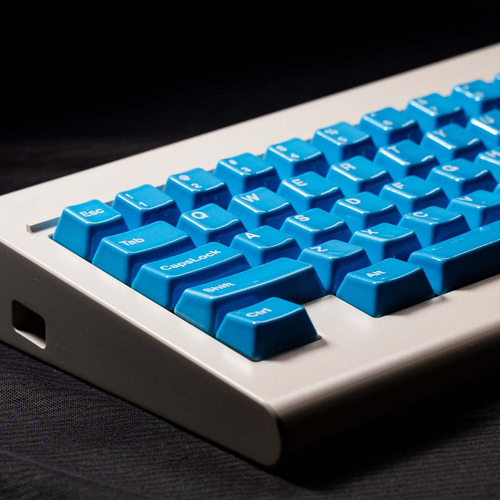 Water Blue Full Set Keycaps | Cerakey