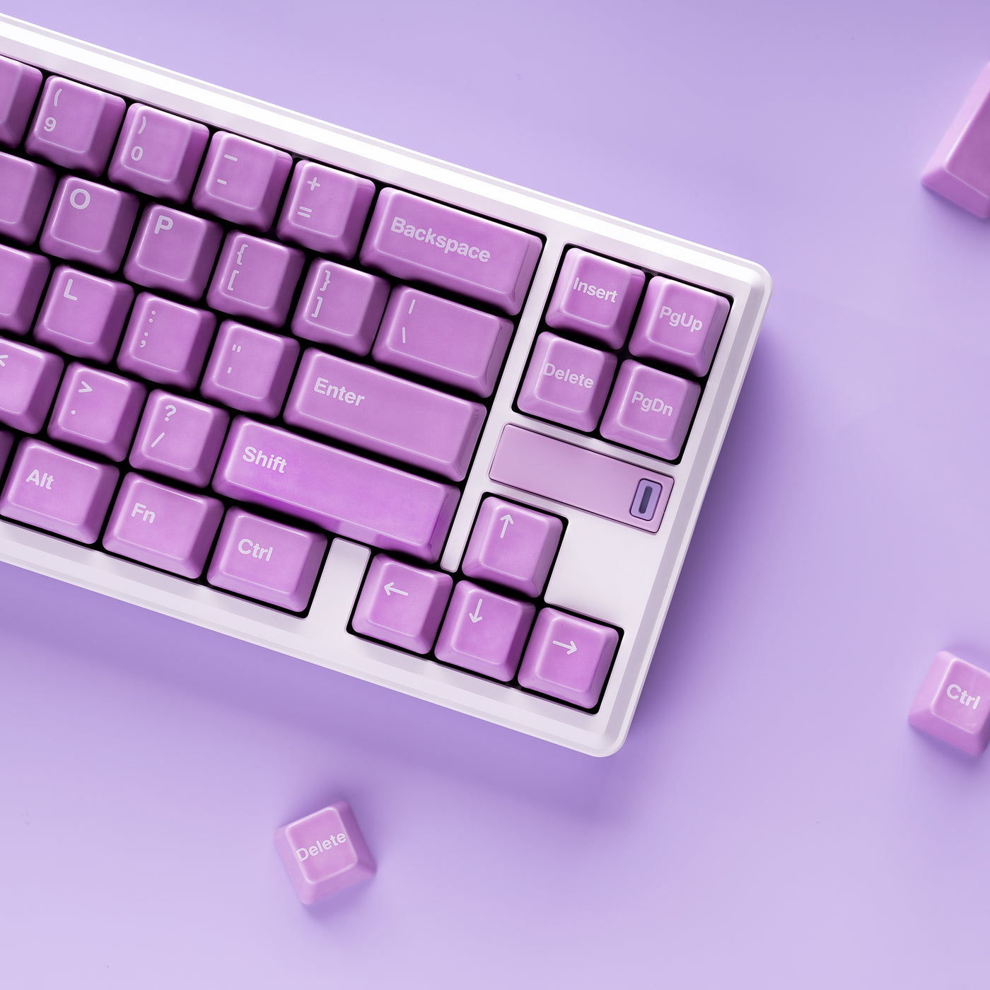 Ceramic Purple Keycaps - Cerakey