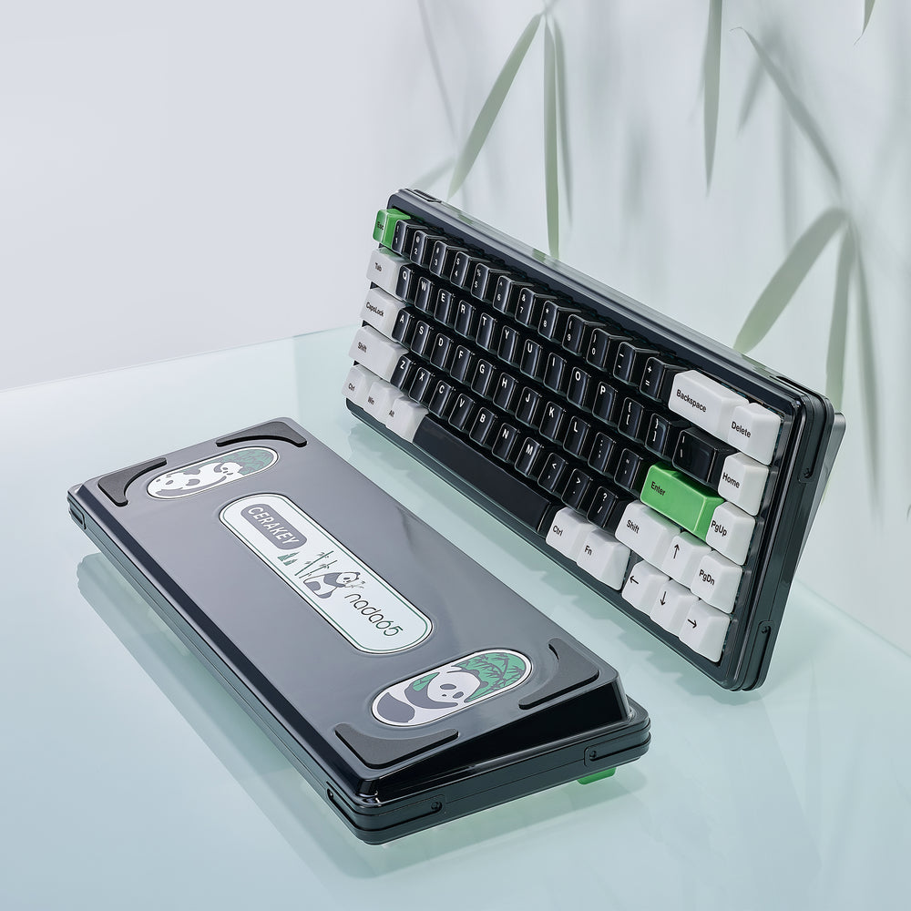 Nada 65 Panda | Panda-Themed Ceramic Mechanical Keyboard