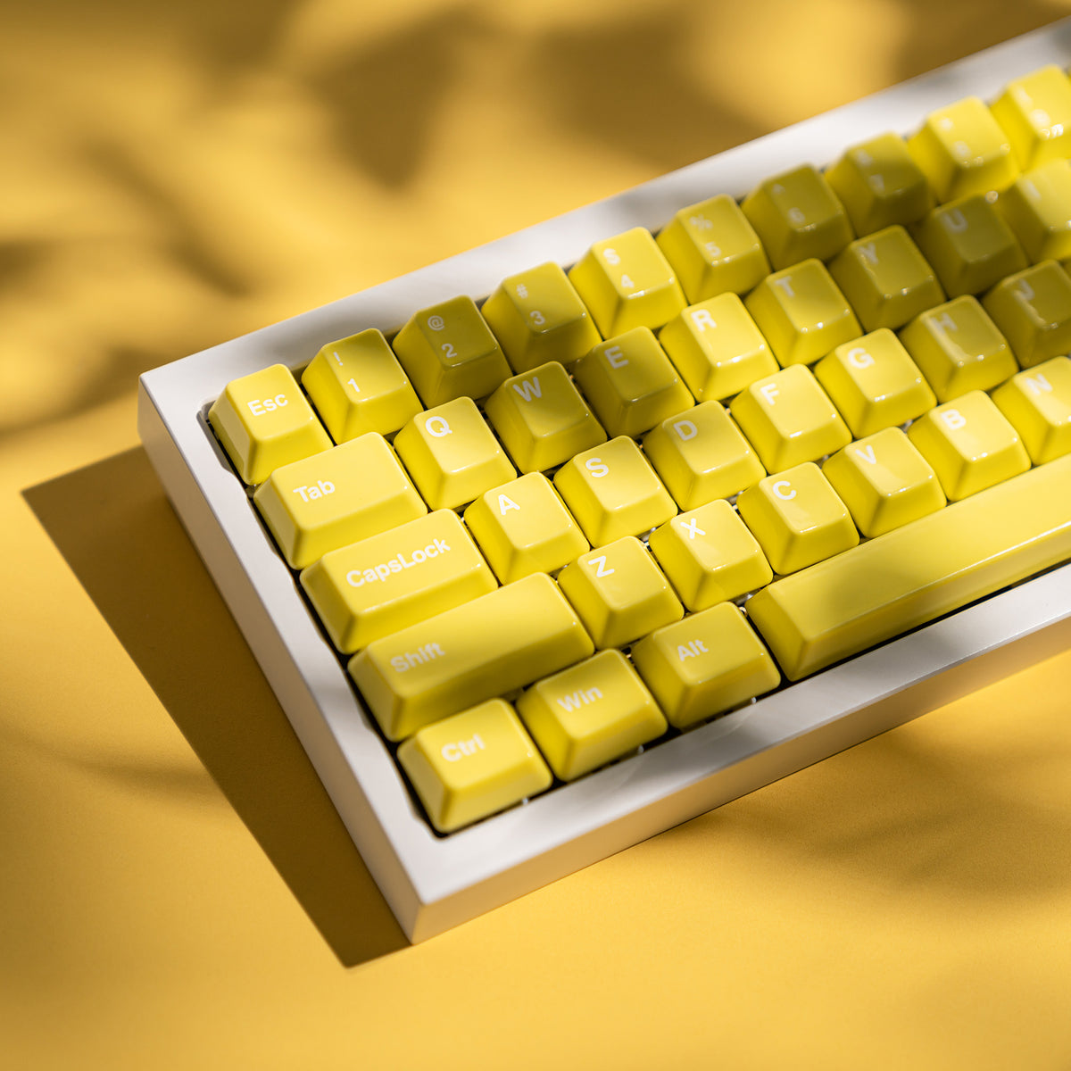 114-Key Yellow Keycaps | CeraKey