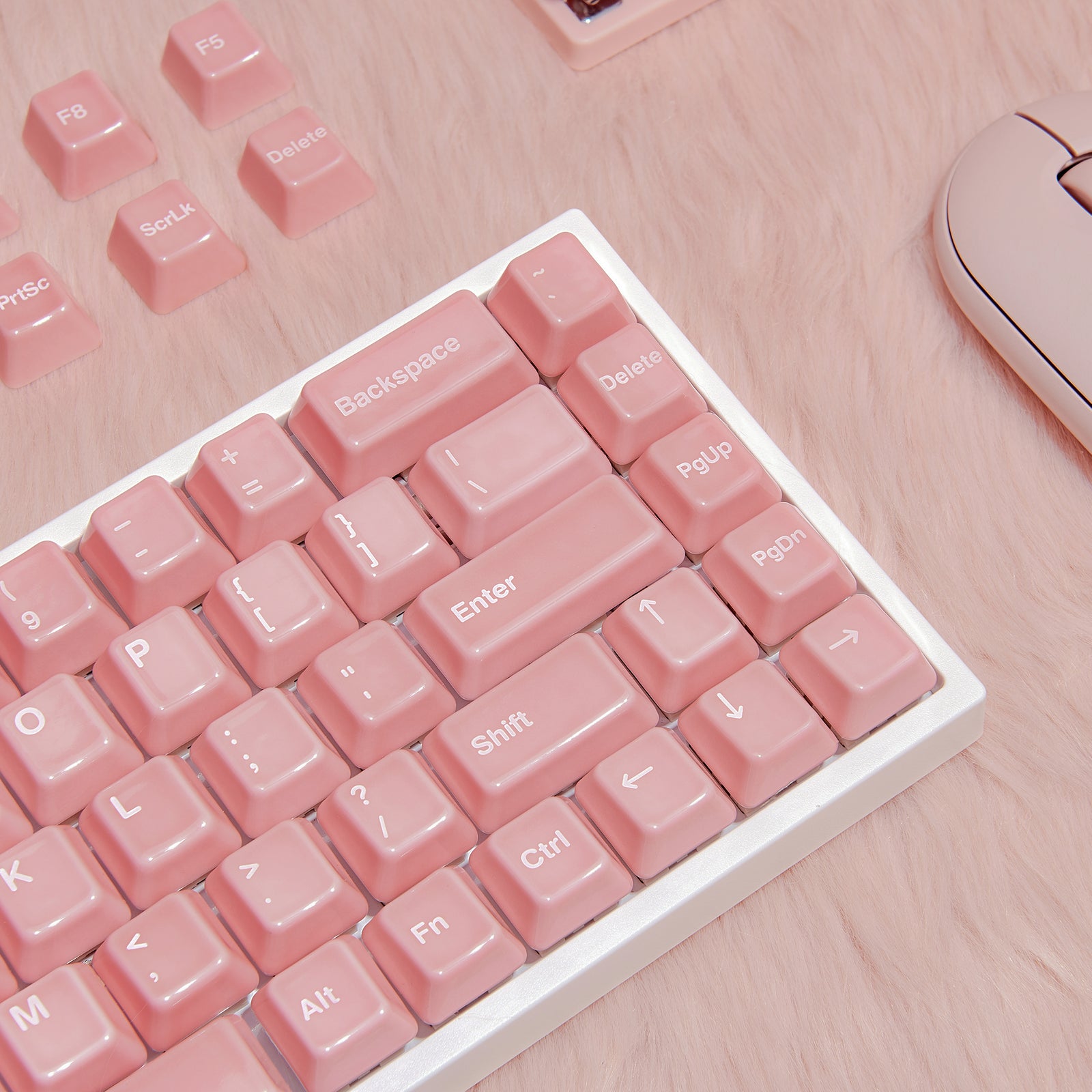 Cerakey Pink Ceramic Keycaps