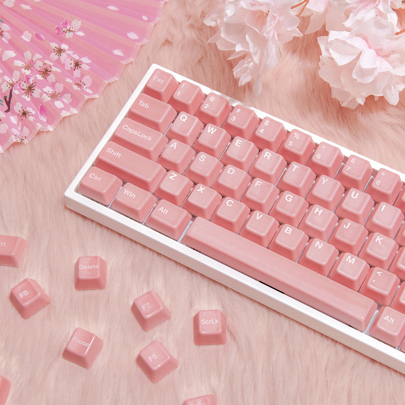 Cerakey Pink Ceramic Keycaps
