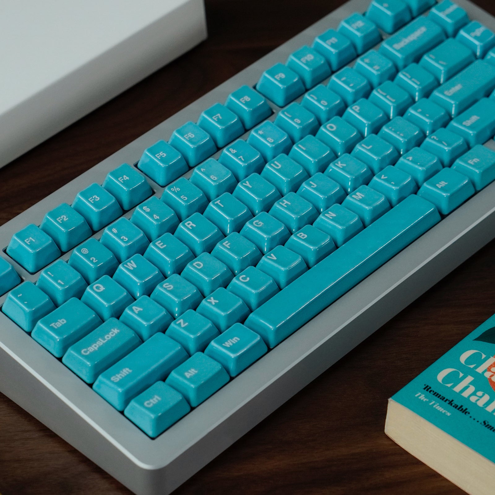 Canal Blue Keycaps | Cerakey
