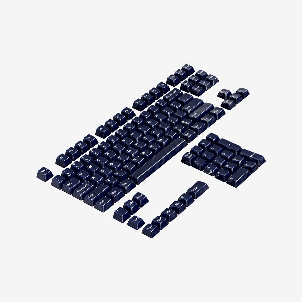 Cerakey Indigo Ceramic Keycaps Set