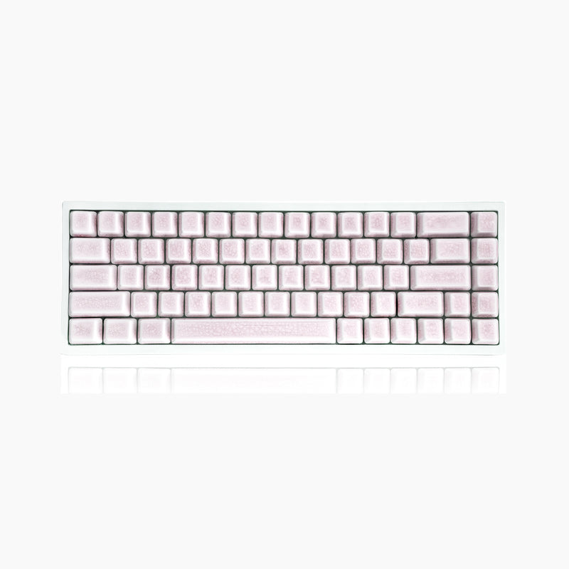 Ceramic Keycap Full Set V2-Pink Crazed