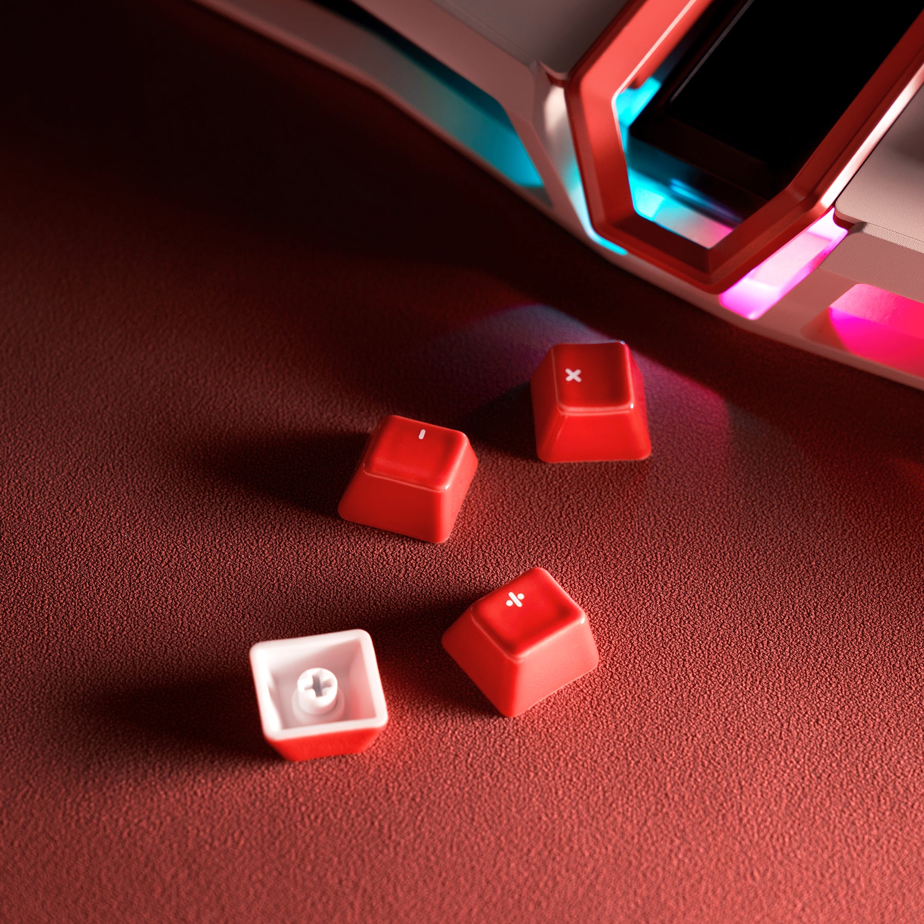 Red Keycaps & Merchanical Keyboard Keycaps - Cerakey