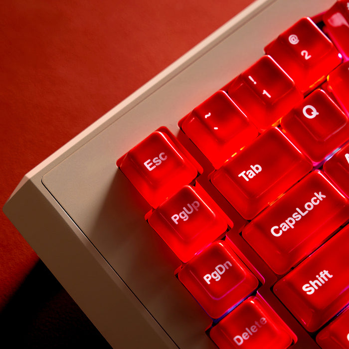 Red Keycaps & Cherry MX Keycaps - Cerakey
