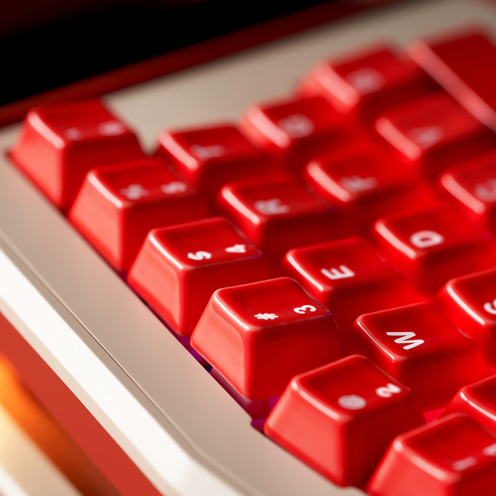 Red Keycaps & Merchanical Keyboard Keycaps - Cerakey