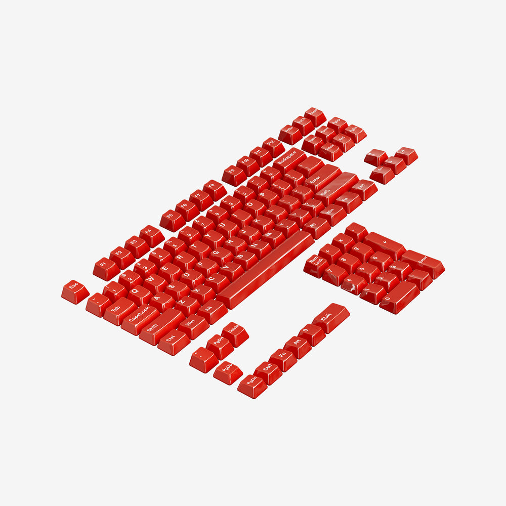 Red Keycaps & Cherry MX Keycaps - Cerakey