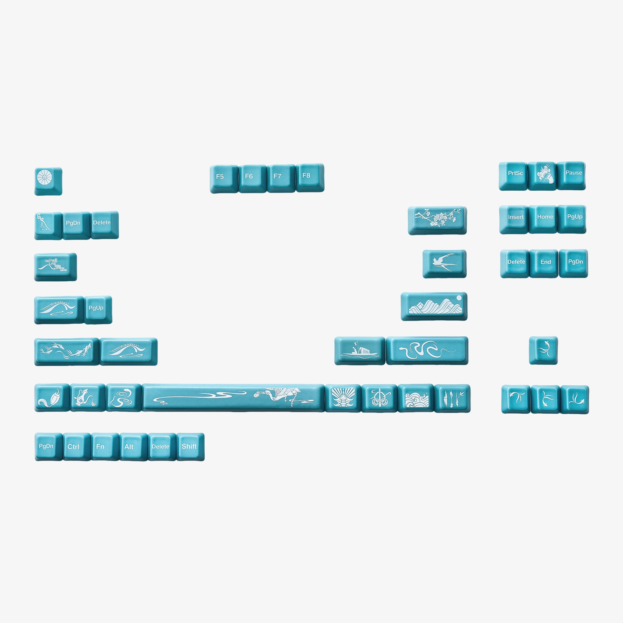 Jahr der Schlange Keramik Keycap Set