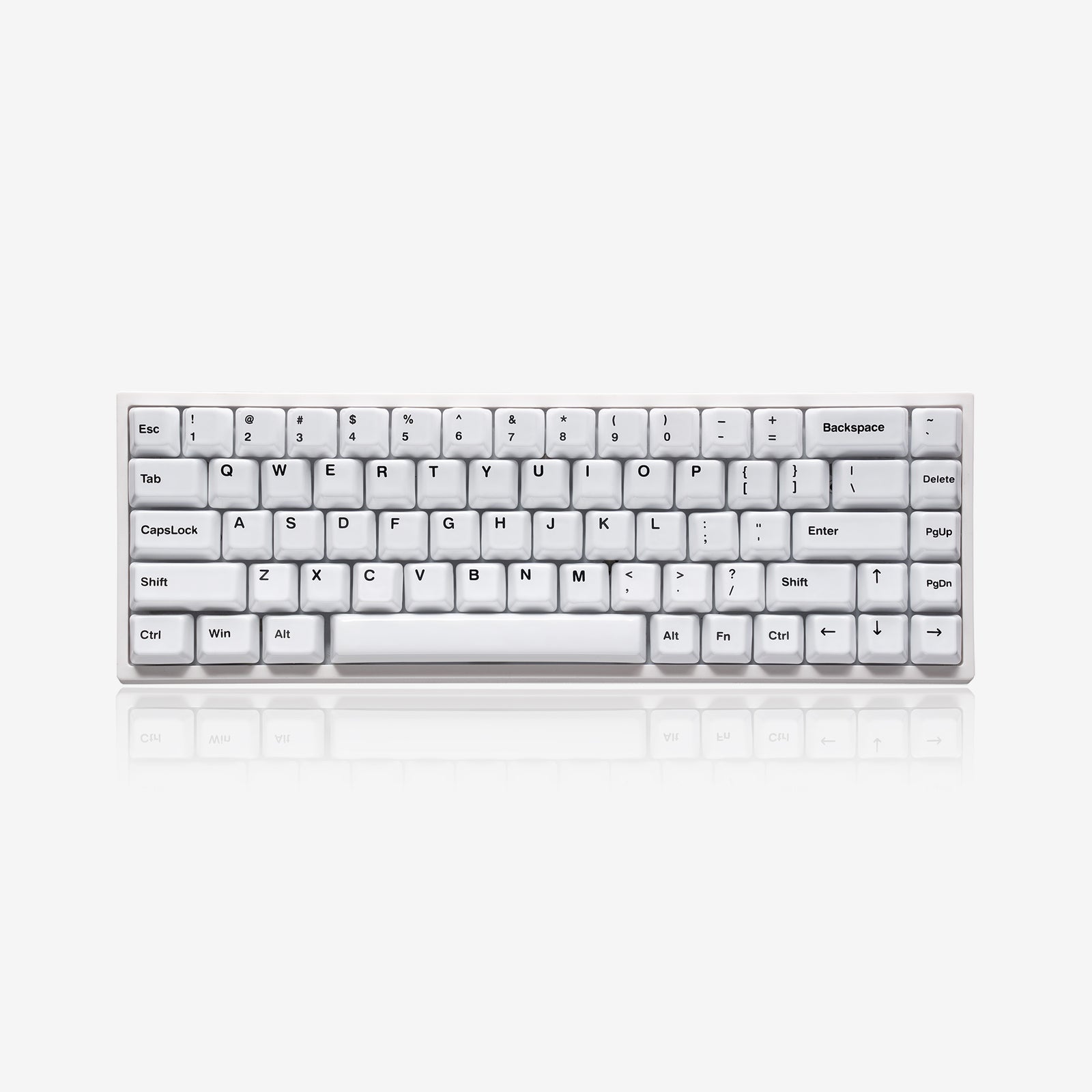 Cerakey White Ceramic Keycaps Set – 114 Keys
