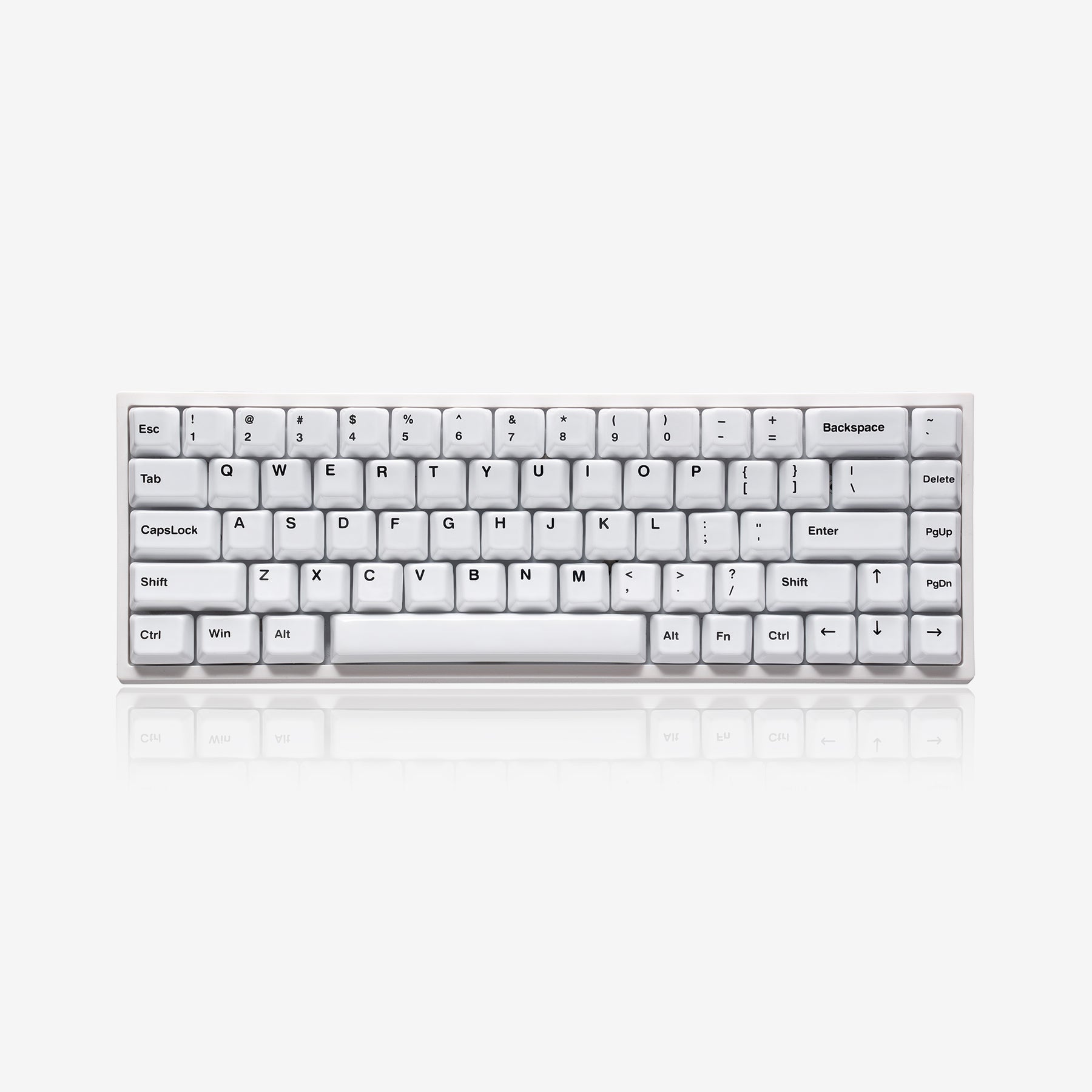 Cerakey White Ceramic Keycaps Set – 114 Keys